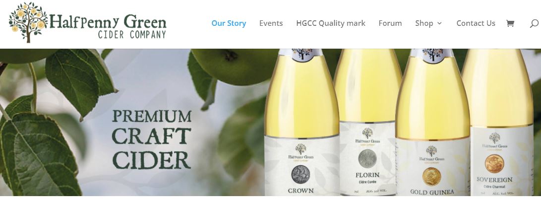 Halfpenny green cider - Throne Farm